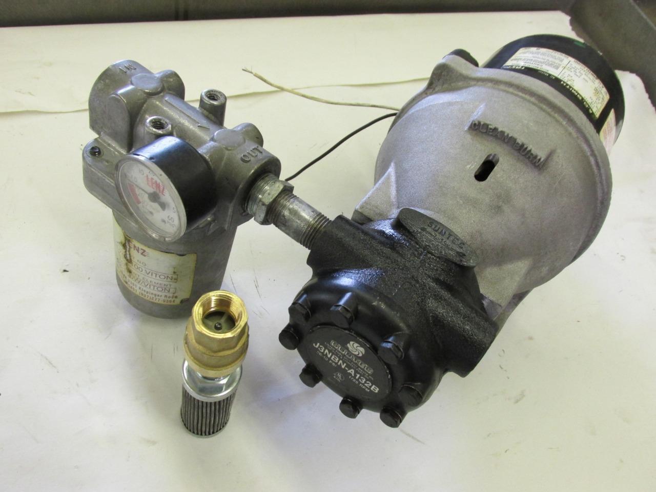 Suntec J3NBN-A132B Waste Oil Pump system for Clean Burn lenz filter ...