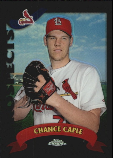 2002 Topps Chrome Traded & Rookies - Black Refractor #T143 Chance Caple ...