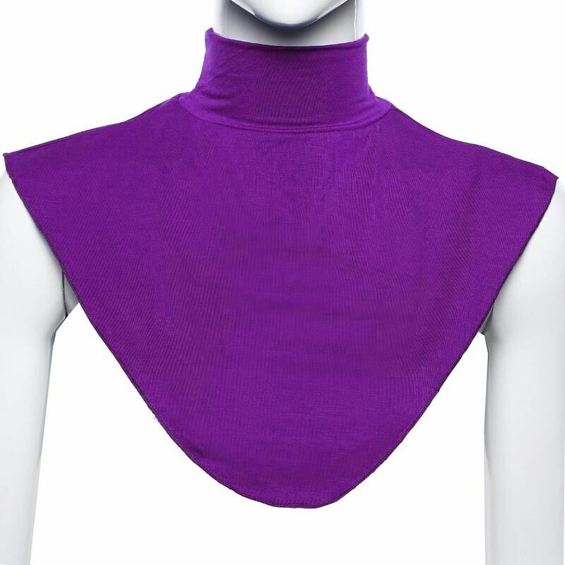 Women Muslim Hijab Islamic Turtleneck Neck Cover Dickey Collar Bib-BUY2 ...