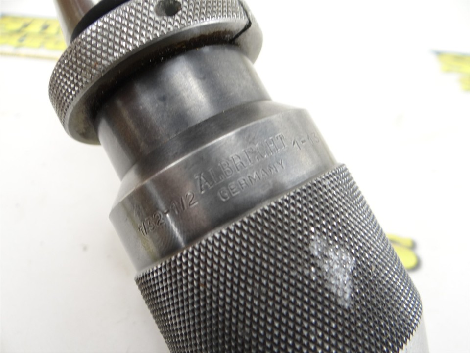 ALBRECHT KEYLESS DRILL CHUCK 1/32"-1/2" WITH R8 SHANK | eBay