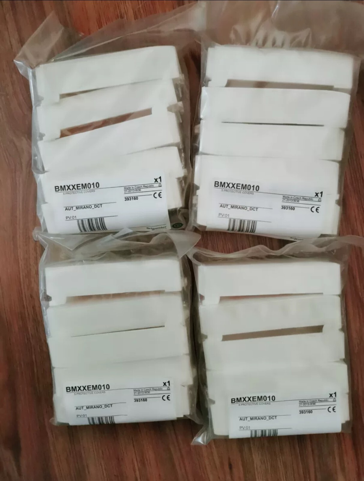 SCHNEIDER ELECTRIC BMXXEM010 5 PROTECTIVE COVERS NEW IN BAG | eBay