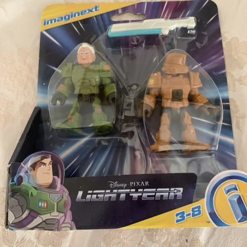 DISNEY PIXAR LIGHTYEAR Movie Darby Steel & ZAP PATROL Imaginext Figure ...