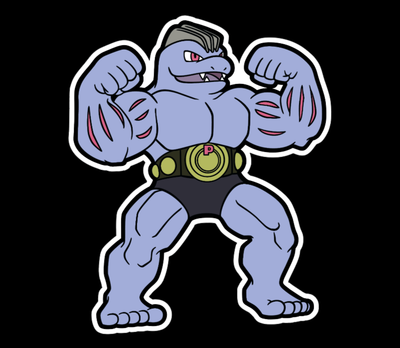Machoke Pokemon Amie Machoke 21 Pokemon Seal Sticker Nintendo Japan