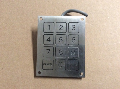 Everswitch KBA11 Piezoelectric Outdoor Touch Stainless Keypad 24V .2A | eBay
