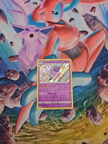 Polteageist SHINY SV053/SV122 Shining Fates NM/M Foil Rare Pokemon Card ...