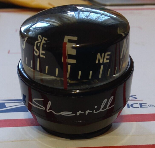 VTG Sherrill Compass Auto Car Truck Boat Car Quest USA Made | eBay