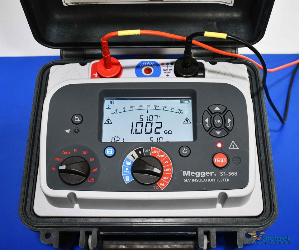 Megger S1-568 5kV Insulation Resistance Tester Megohmmeter NIST ...