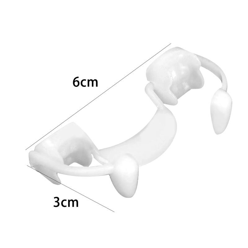 Vampire Teeth Dentures Fangs Classic PP Halloween Party Cosplay Prop FB ...