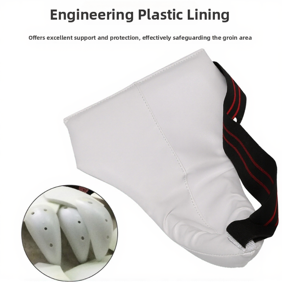 Athlete Protection Groin Protector PU Leather Construction Wide ...