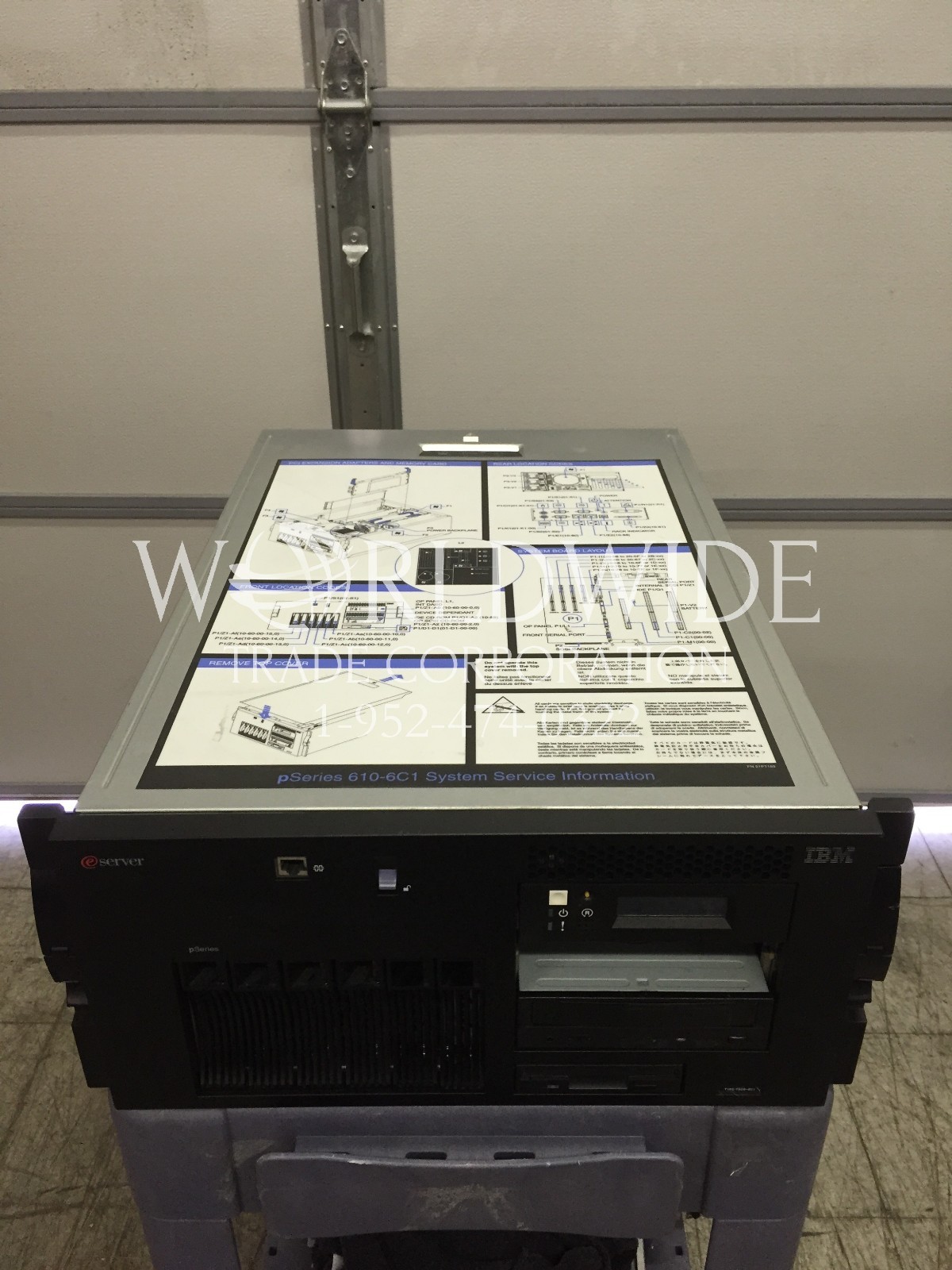 IBM 7028-6C1 pSeries p610, 375MHz 2-Way POWER 3 Proc,4GB Mem,73GB Disk ...