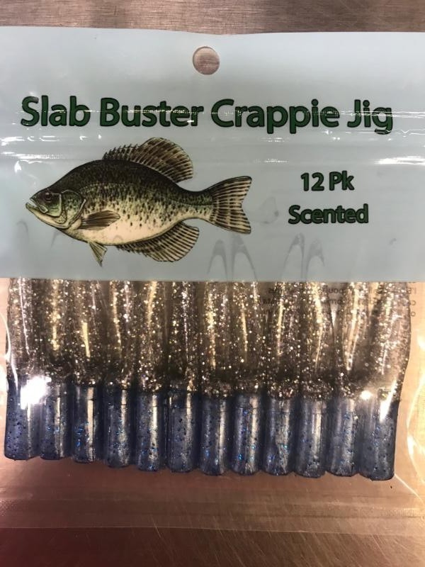 SB103 2" SLAB BUSTER SCENTED CRAPPIE JIG, BLUE/ELECTRIC SILVER | eBay