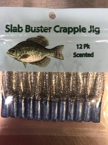 SB103 2" SLAB BUSTER SCENTED CRAPPIE JIG, BLUE/ELECTRIC SILVER | eBay