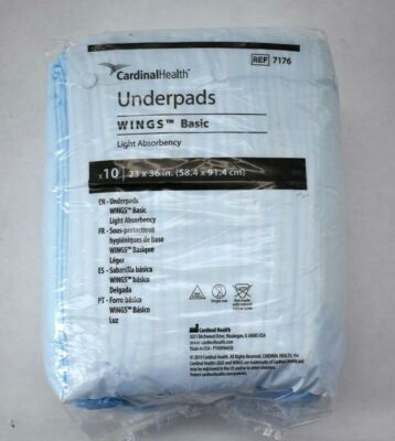 Pack Of 10 Cardinal Health Underpads Medical Supplies And Equipment ...