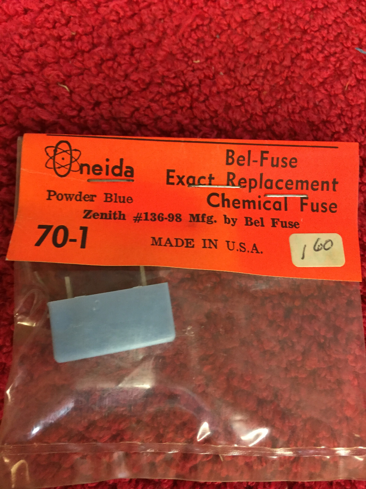 ONEIDA 70-1 BELL FUSE ZENITH 136-98 NOS | eBay