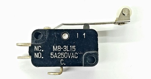 Mulon M8-3L15 SPDT-ON-(ON) Standard Roller Lever micro switch 5A @ 250V ...