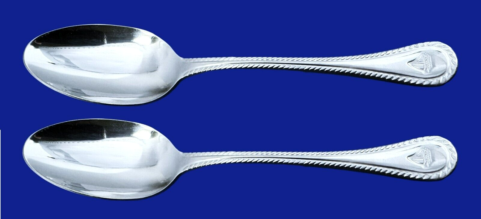 Towle NAUTICAL Sailboat Stainless Flatware -- Set of 2 Place Oval Soup ...