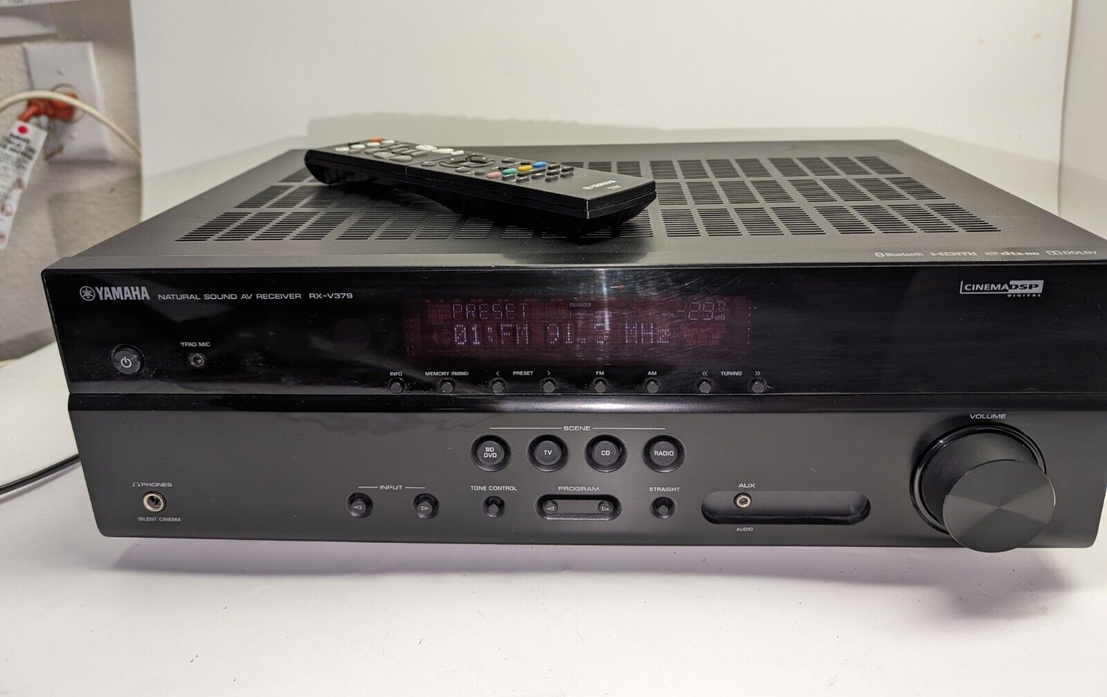 Yamaha RX V379 5.1 Channel 100 Watt Receiver for sale online | eBay