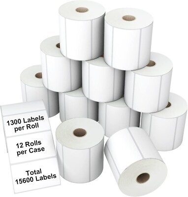 2"x1" Direct Thermal Barcode SKU Labels for Rollo Zebra LP2824 LP2422 ...