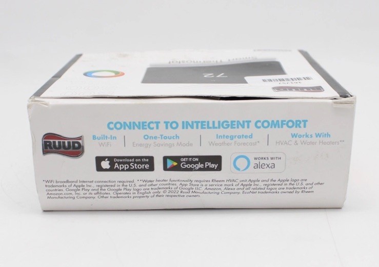 Ruud EcoNet 800 Series Smart Thermostat In Silver UETST800SYS | eBay