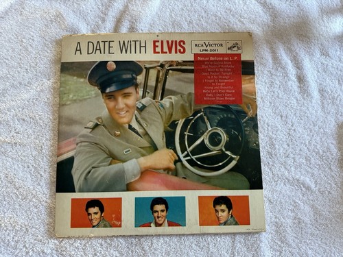 Elvis Presley LPM-2011 A Date With Elvis LP I 1S/1S Original W/Red ...
