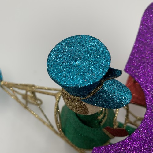 Pier 1 Large Glitter Airplane with Soldier Pilot Christmas Ornament | eBay