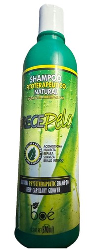Crecepelo Boe Shampoo Fitoterapeutico Natural 12.5 oz Help Capillary ...