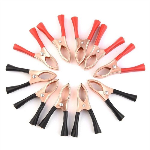10pcs 30A Car Alligator Clips Battery Clamps/Crocodile Clip Aligator ...