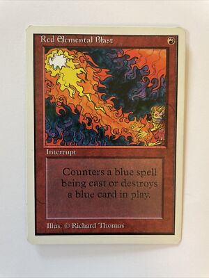 MTG Red Elemental Blast Unlimited Magic the Gathering | eBay