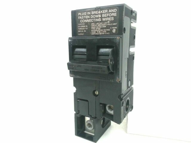 Zinsco/Challenger 2 Pole 200 Amp QFP2200T Circuit Breaker for sale ...