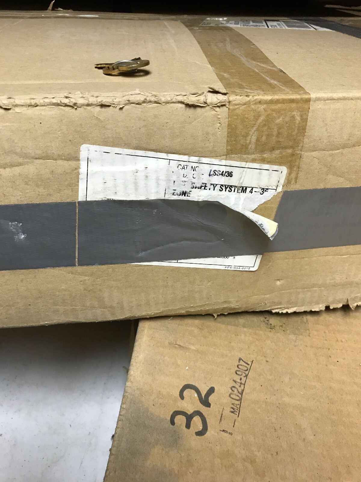 Edwards EST LSS4/36 Cabinet/ wall mount box (it a Has Few Scrapes ...