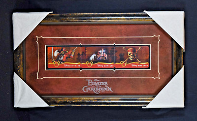 Disneyland Pirates of the Caribbean Attraction Custom Framed Gift Cards ...