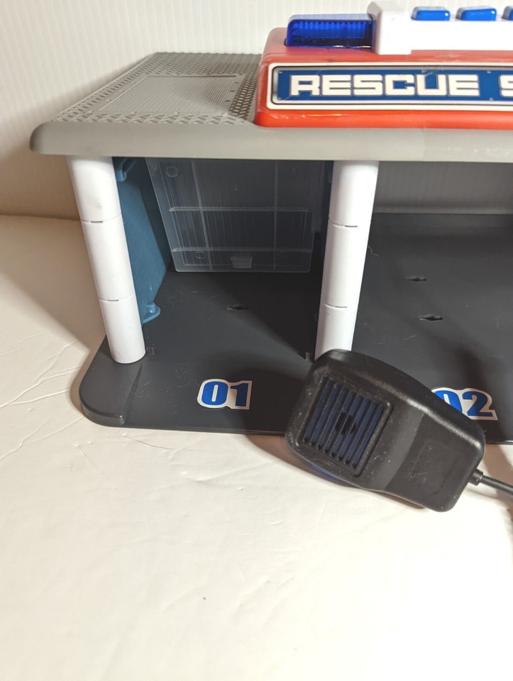 Adventure Force Rescue Station Fire Ambulance Police Dispatch Blue ...