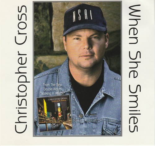 Christopher Cross When She Smiles 1 track promo cd US issue Walking In ...