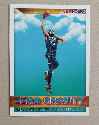 2019-20 Panini NBA Hoops ZERO GRAVITY #17 Karl-Anthony Towns ...
