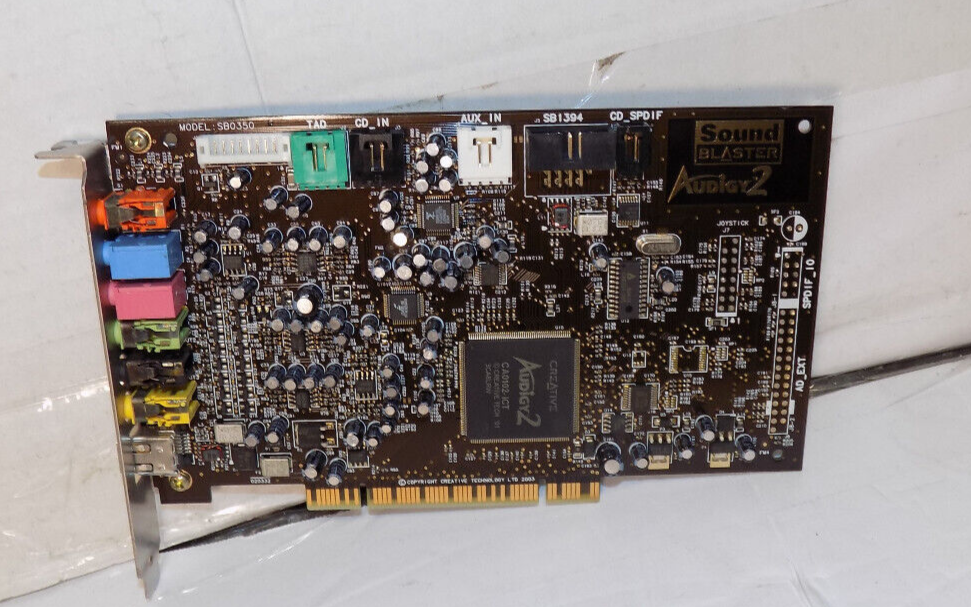 Creative Labs Sound Blaster Audigy2 PCI Sound Card Model SB0350 | eBay