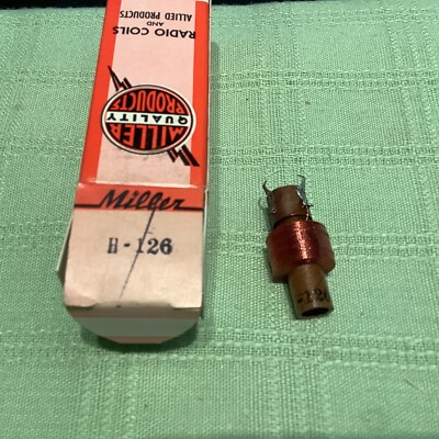Miller H-126 TV Horizontal Oscillator Coil L.Min 27mH No Core | eBay