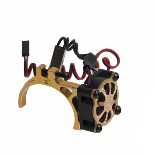 Gold Motor Cooling Fan Adjustable Radiators Part For TRX4 SCX10 RC Car ...