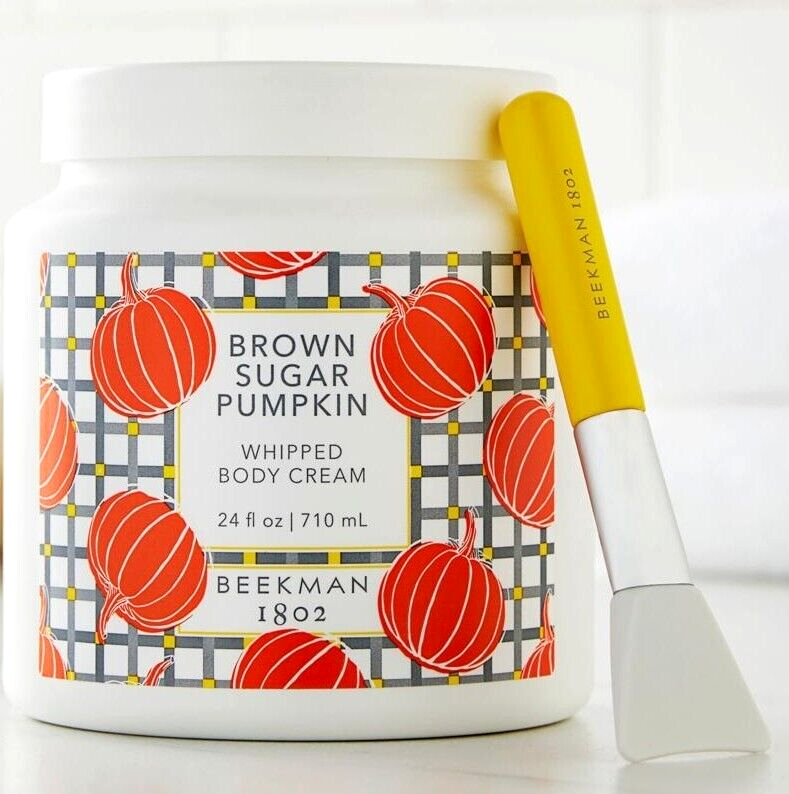 Beekman 1802 BROWN SUGAR PUMPKIN Whipped Body Cream HUGE TRIPLE SIZE 24 ...