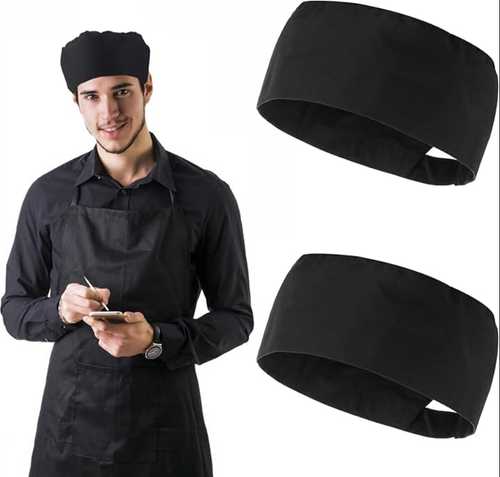 2Pcs Unisex Chef Hats Kitchen Cooking Food Service Caps Chef Hats ...