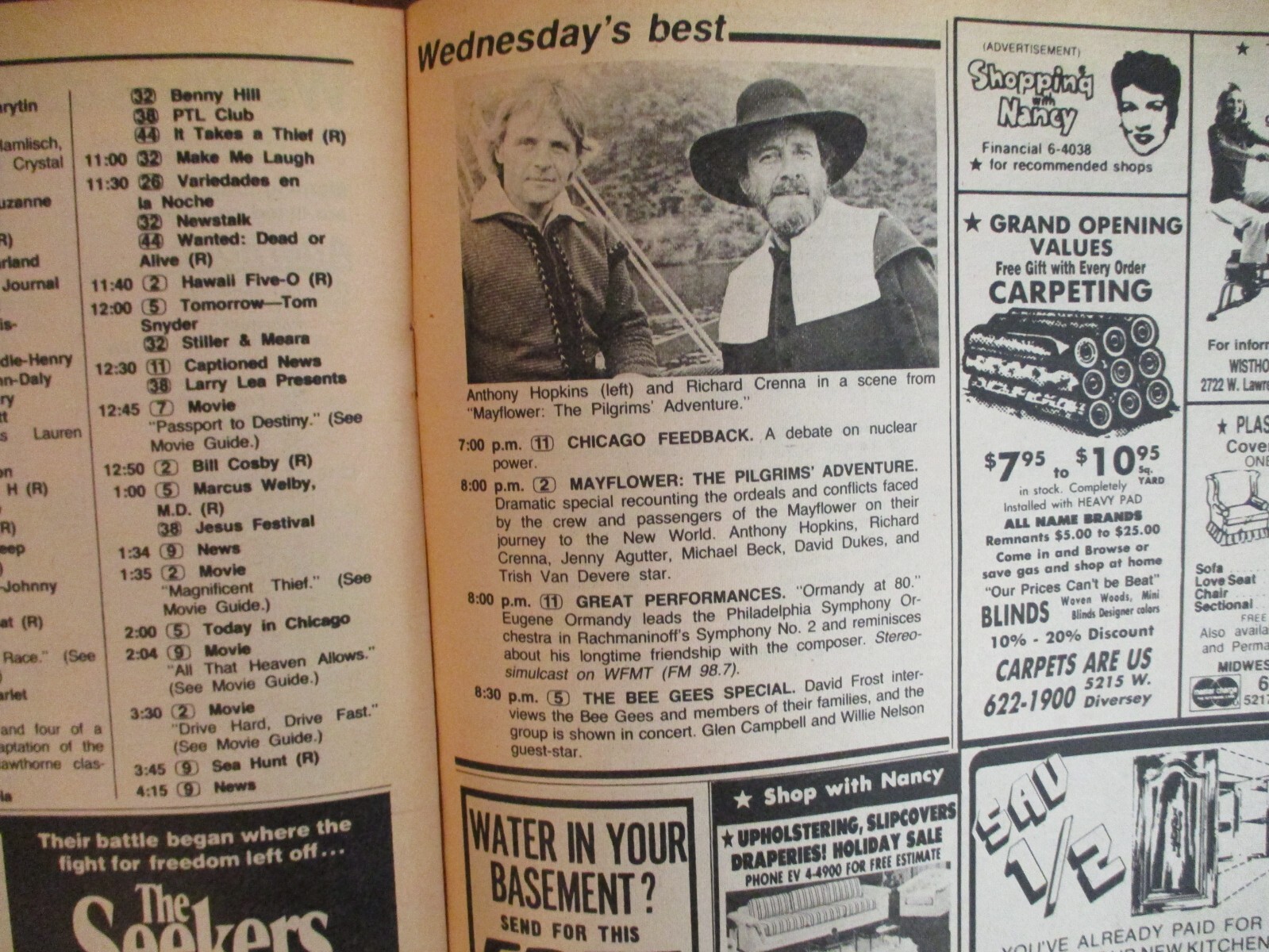 1979 Chicago Tribune TV Week Mag(RAY ASHCROFT/BIRTH OF THE BEATLES ...