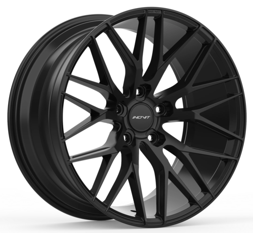 20" INOVIT BLITZ Wheels in Satin Black Staggered Size 20x8.5 20x10 PCD ...