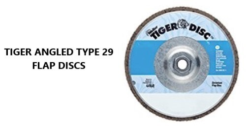 4-1/2 x 120 TIGER PB ANGLED TYPE 29 FLAP DISCS ITEM NO. 6550606(FT) | eBay