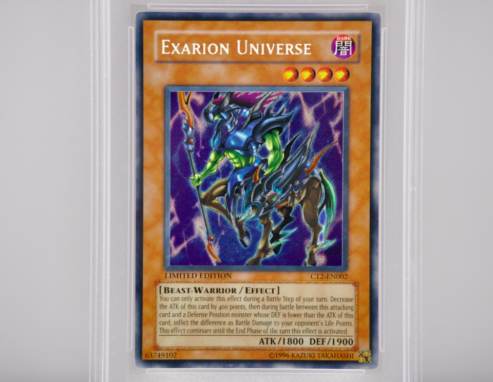 Yu-Gi-Oh! Exarion Universe Limited Edition Ultra Rare CT2-EN002 PSA 4 ...
