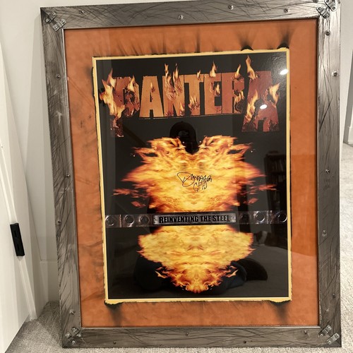Pantera Reinventing The Steel Signed Poster By Dimebag Darrell With COA ...