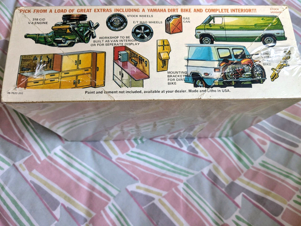SUPER RARE! *FACTORY-SEALED *ORIGINAL VINTAGE MPC 1975 DODGE VAN KIT ...