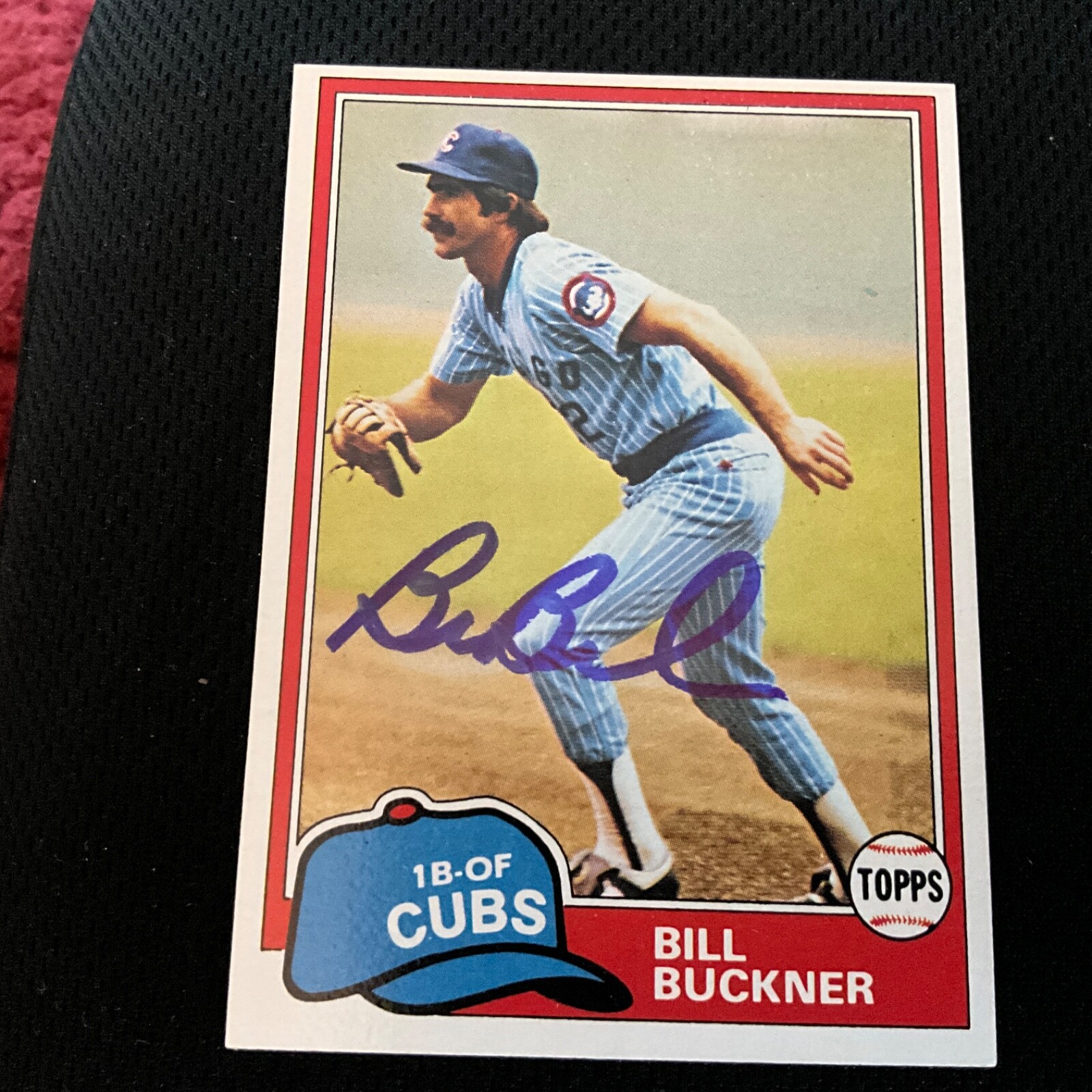 Autographed 1981 Topps BILL BUCKNER . DEC 2019 # N-1 | eBay