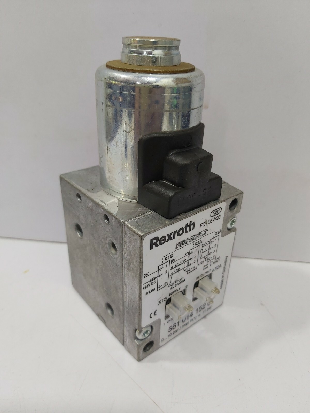 Rexroth 561 014 152 0 FD 06W20 Electro Pneumatic Valve 5610141520 | eBay