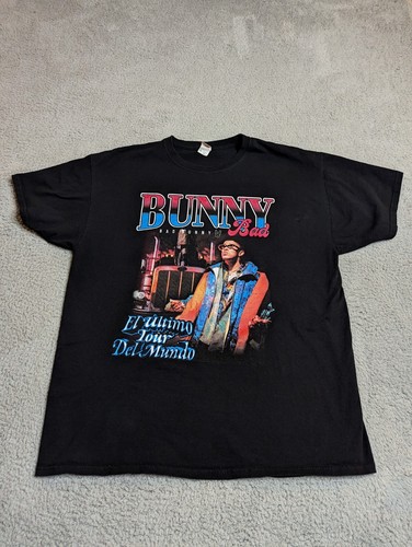 Bad Bunny Mens El Ultimo Tour Del Mundo 2022 Merch Concert T Shirt Size ...