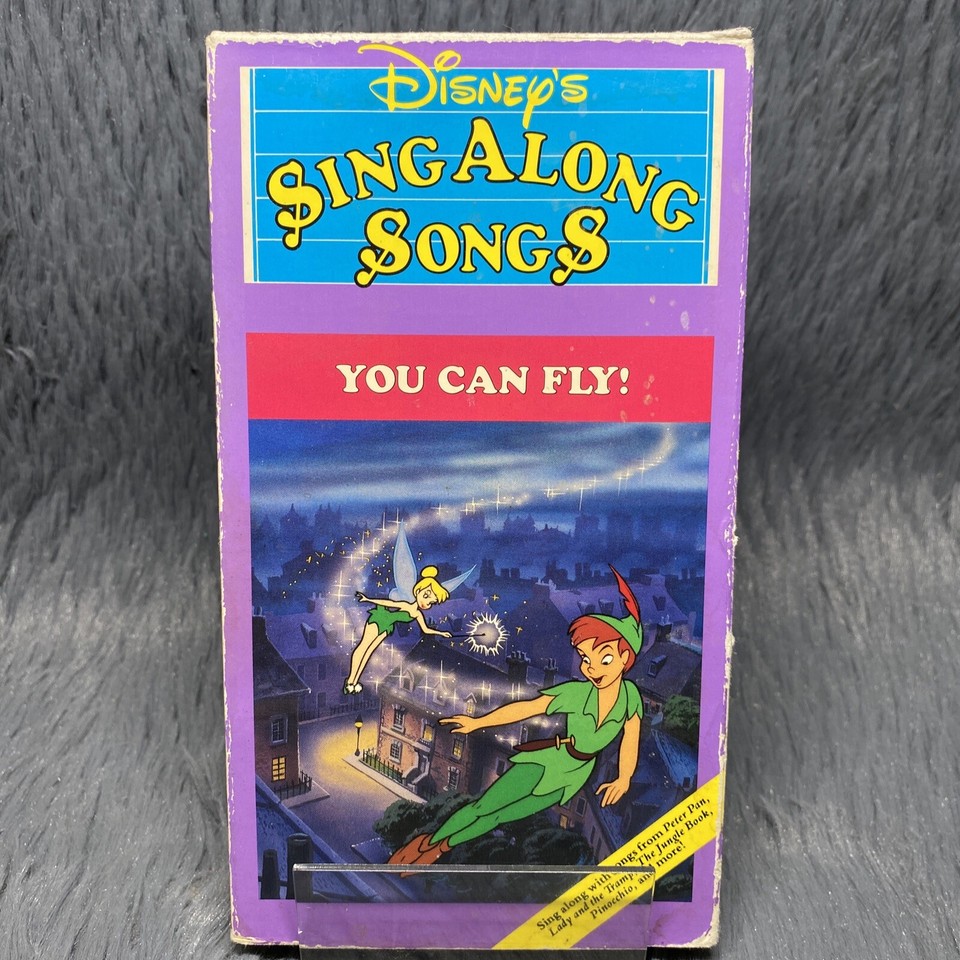 Disneys Sing Along Songs - Peter Pan: You Can Fly VHS 1993 Classic ...