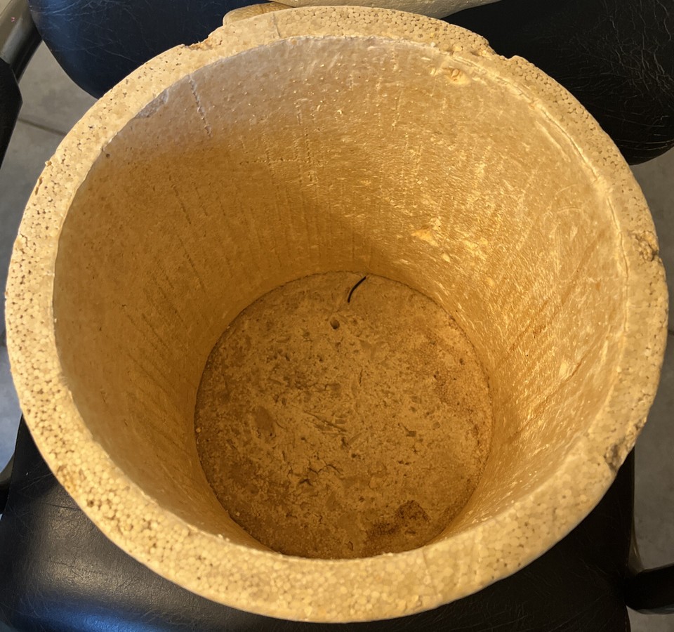 Vtg A&W Root Beer Round Styrofoam Mug Cooler 1970’s Advertising Camping ...